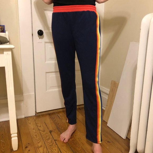 art class | Pants & Jumpsuits | Rainbow Stripe Track Pants | Poshmark